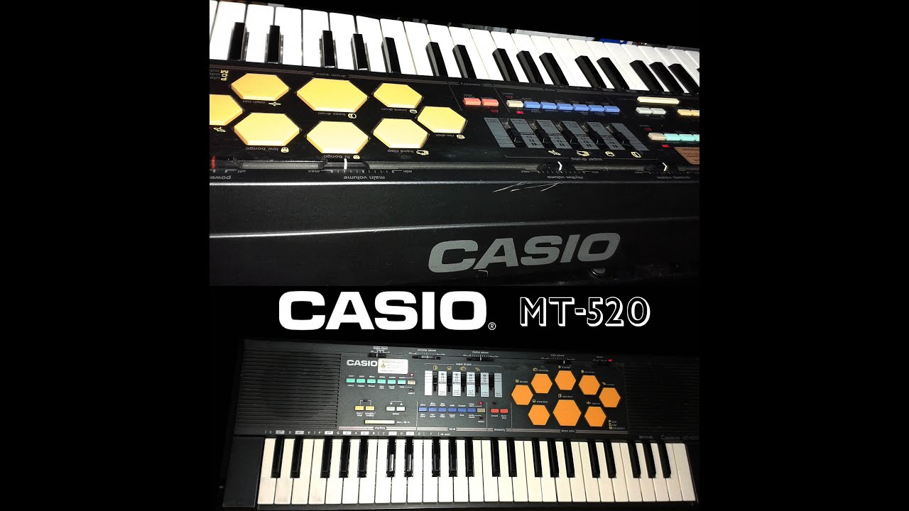 How to open and repair key and power supply plug on CASIO MT-520 - YouTube