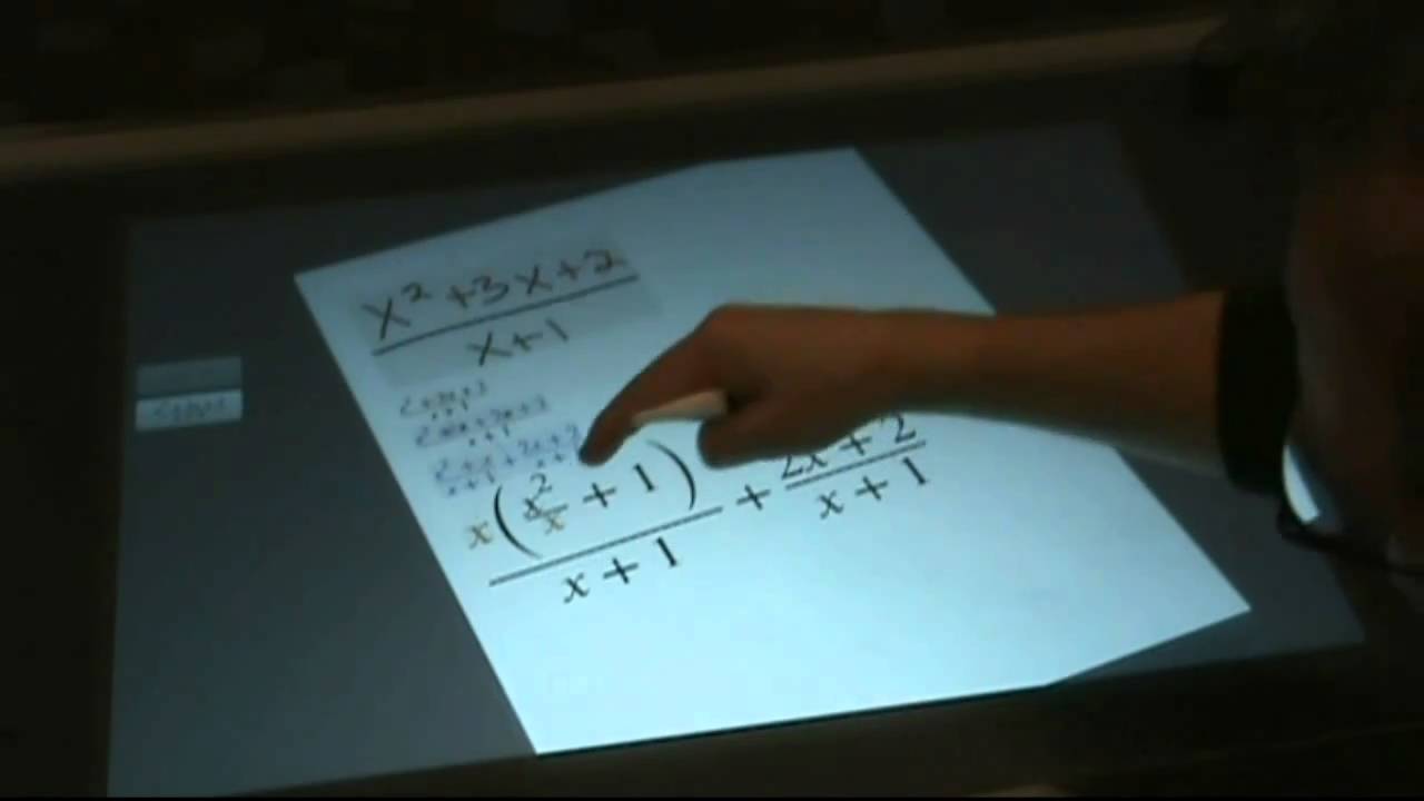 Hands-on math: a page-based multi-touch and pen desktop for technical ...