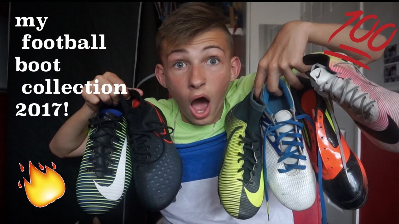 MY FOOTBALL BOOT COLLECTION 2017! - YouTube