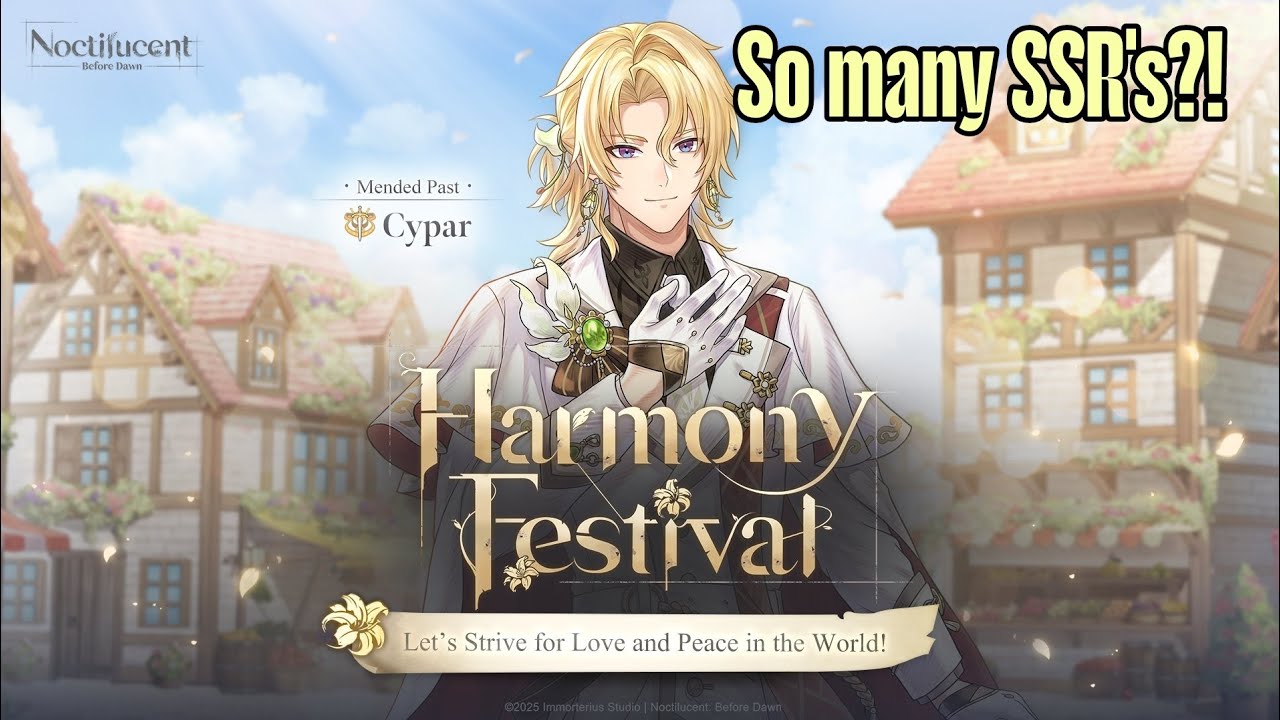 It's Raining SSR'S!!! | Mended Past Cypar (Harmony Festival ...