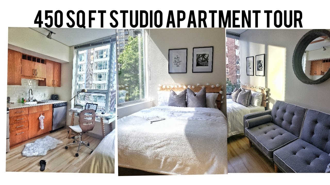 SMALL STUDIO APARTMENT TOUR IN SEATTLE - YouTube