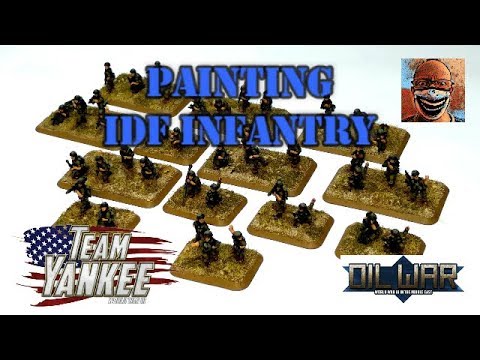 Painting IDF Infantry. Team Yankee. Israel - YouTube