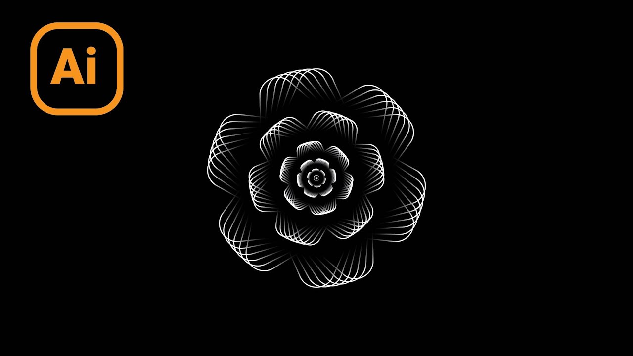 Quick and Easy Flower Design Techniques in Adobe Illustrator 2024 - YouTube