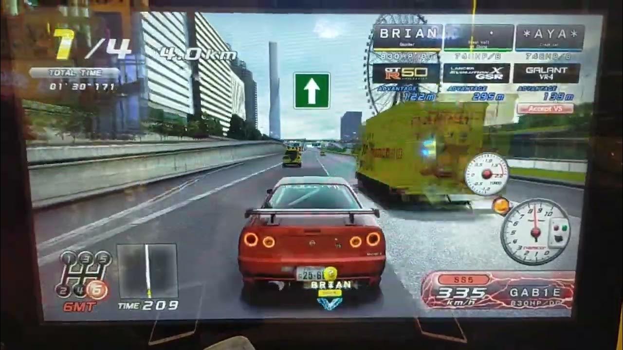 Wangan Midnight Maximum Tune WMMT 6RR Nissan R34 - YouTube