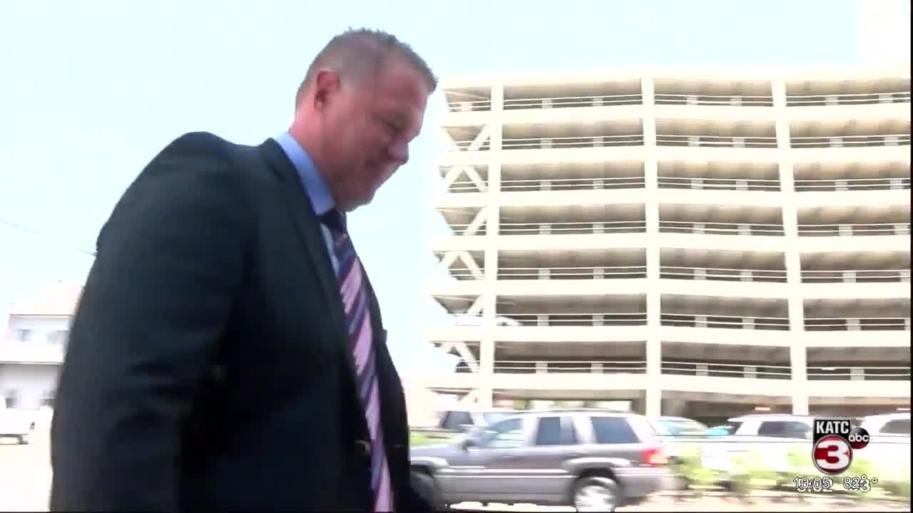Former Lafayette City Marshal Brian Pope accepts plea deal - YouTube