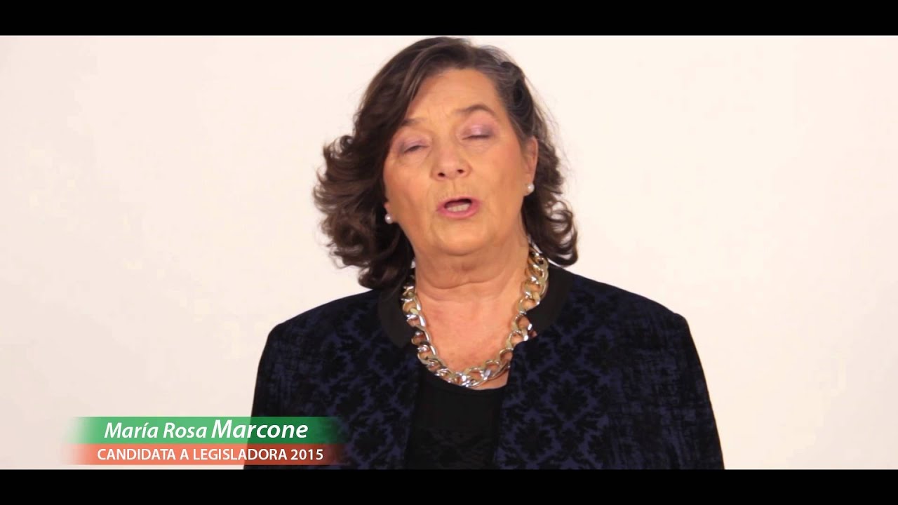 María Rosa Marcone - Legisladora Provincial 2015 - YouTube