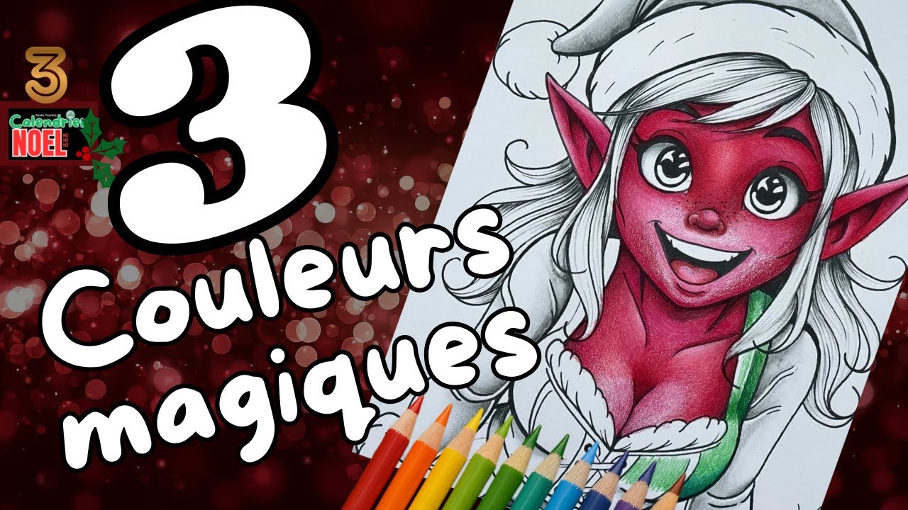 Coloriage avec des crayons - Une expérience artistique magique - YouTube