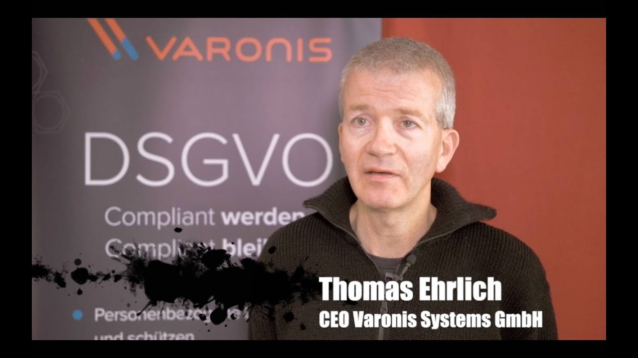 Thomas Ehrlich, Varonis Systems, über Datensicherheit und Datenschutz - YouTube