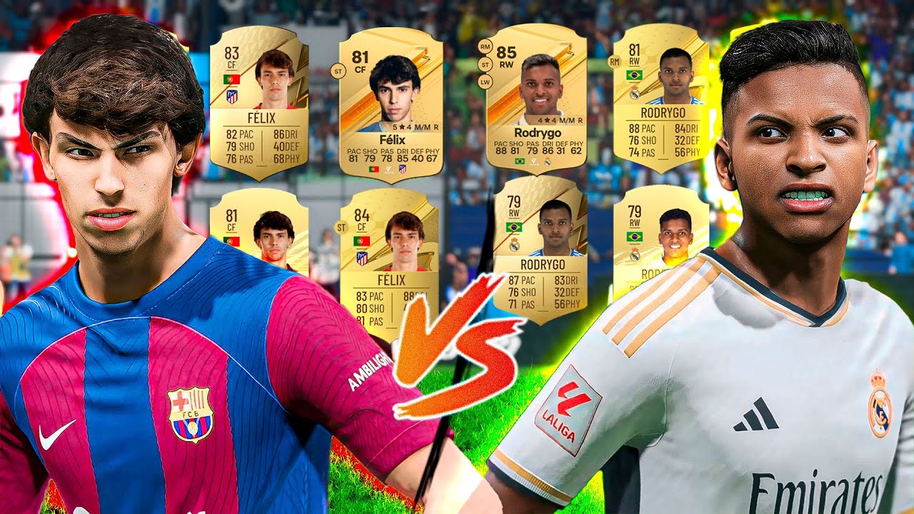 JOAO FELIX VS RODRYGO GOES EN CADA FIFA | (19 - 24) - YouTube