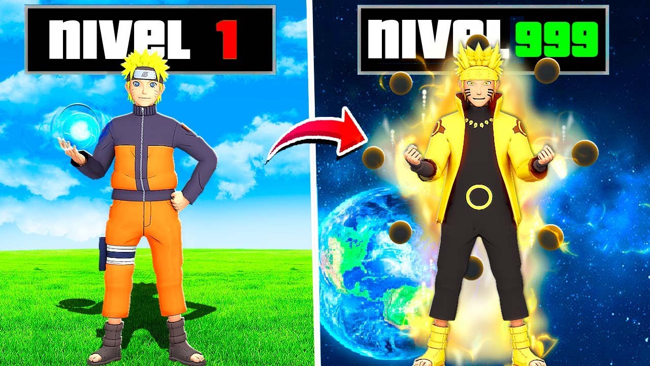 Mejorando a DIOS NARUTO en GTA 5 !! (Naruto mod) - YouTube