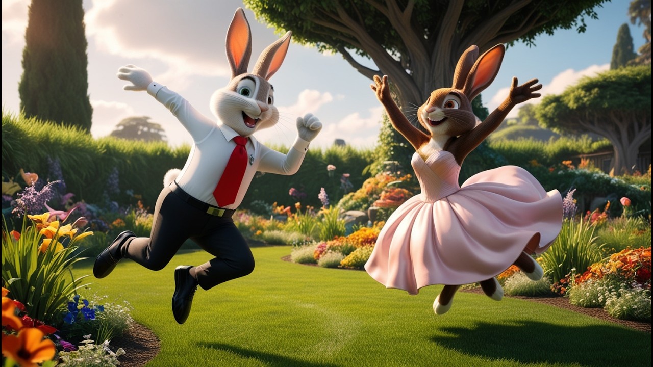 Two Mischievous Rabbits - Fun Children's Song" - YouTube
