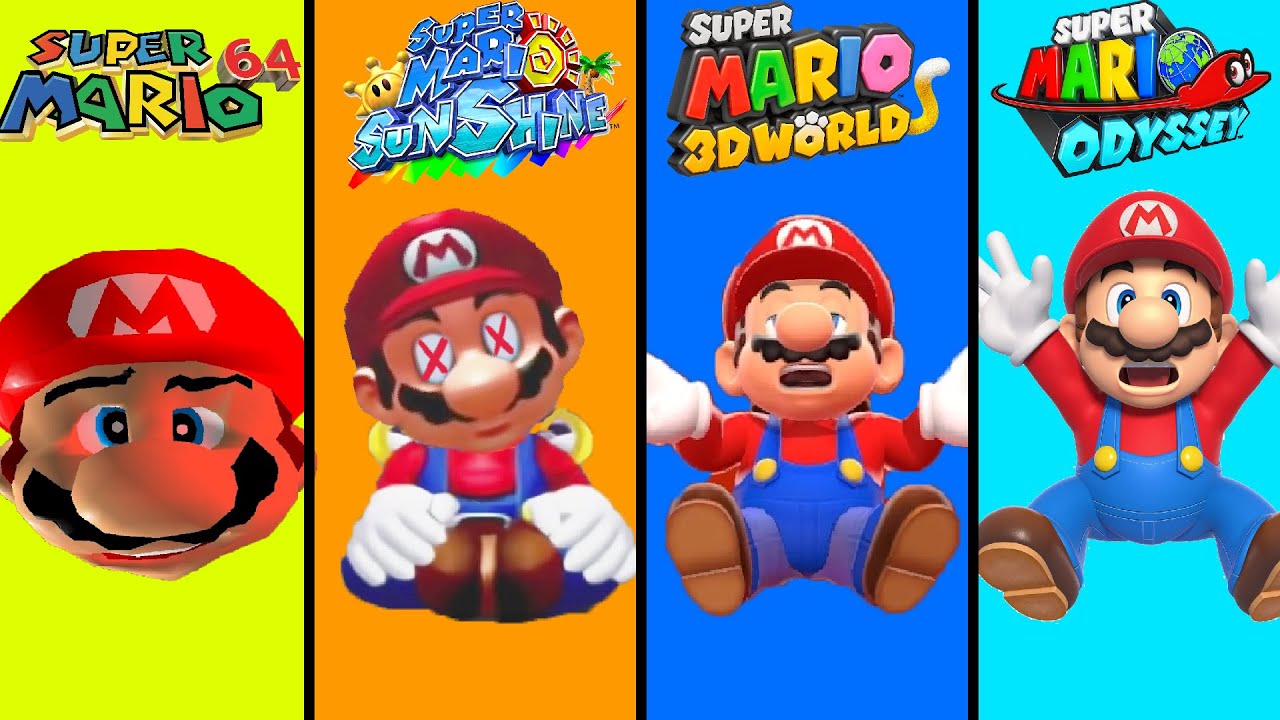 Evolution of Mario Losing and Game Over Screens in Super Mario Games 3D ...