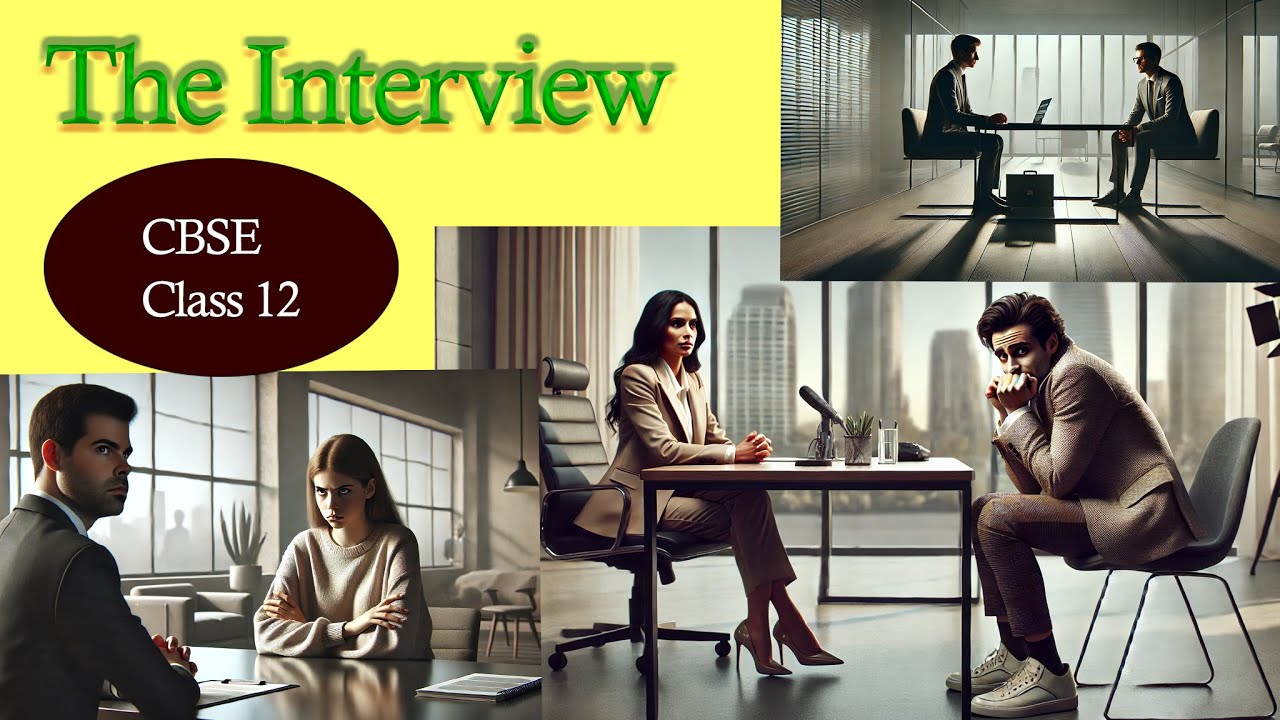 The Interview Class 12 Chapter | CBSE | UP Board - YouTube