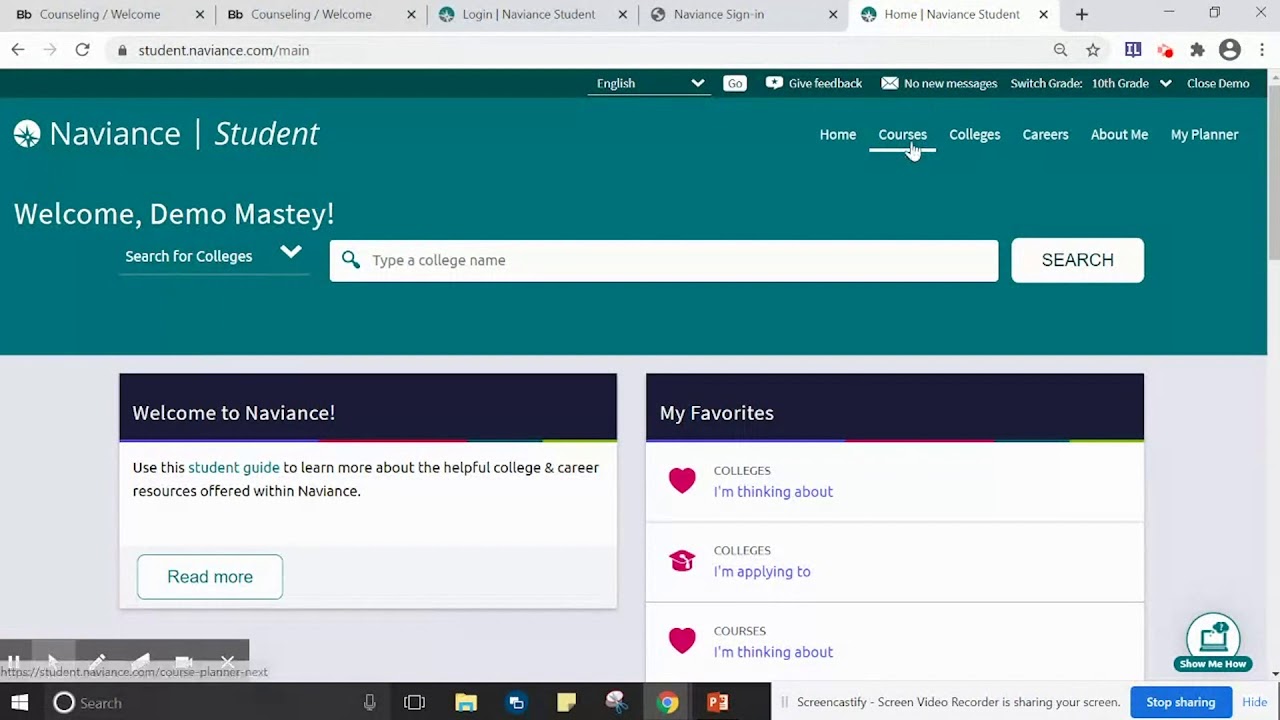 Naviance Student Tutorial - Series 2: Course Catalog and Selecting ...