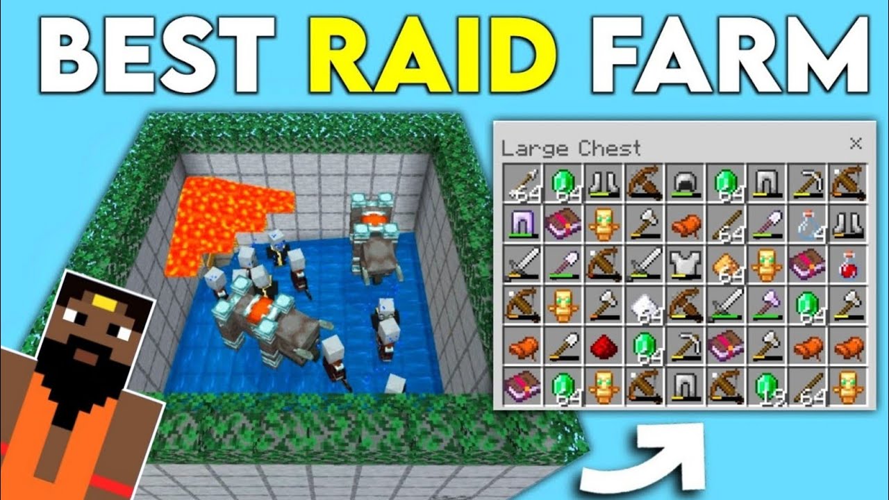 THE RAID FARM MINECRAFT BEDROCK | Minecraft Raid Farm Kese Banaye - YouTube