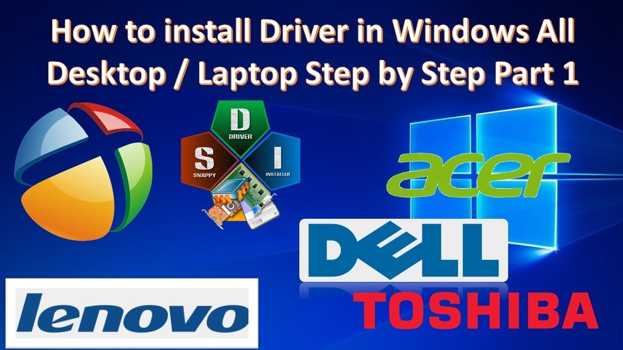 How to install Driver in Windows All Desktop / Laptop Step by Step Part ...