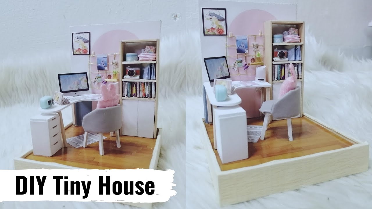 DIY Miniature Doll House - Creativity Corner | Tiny House Project #1 ...