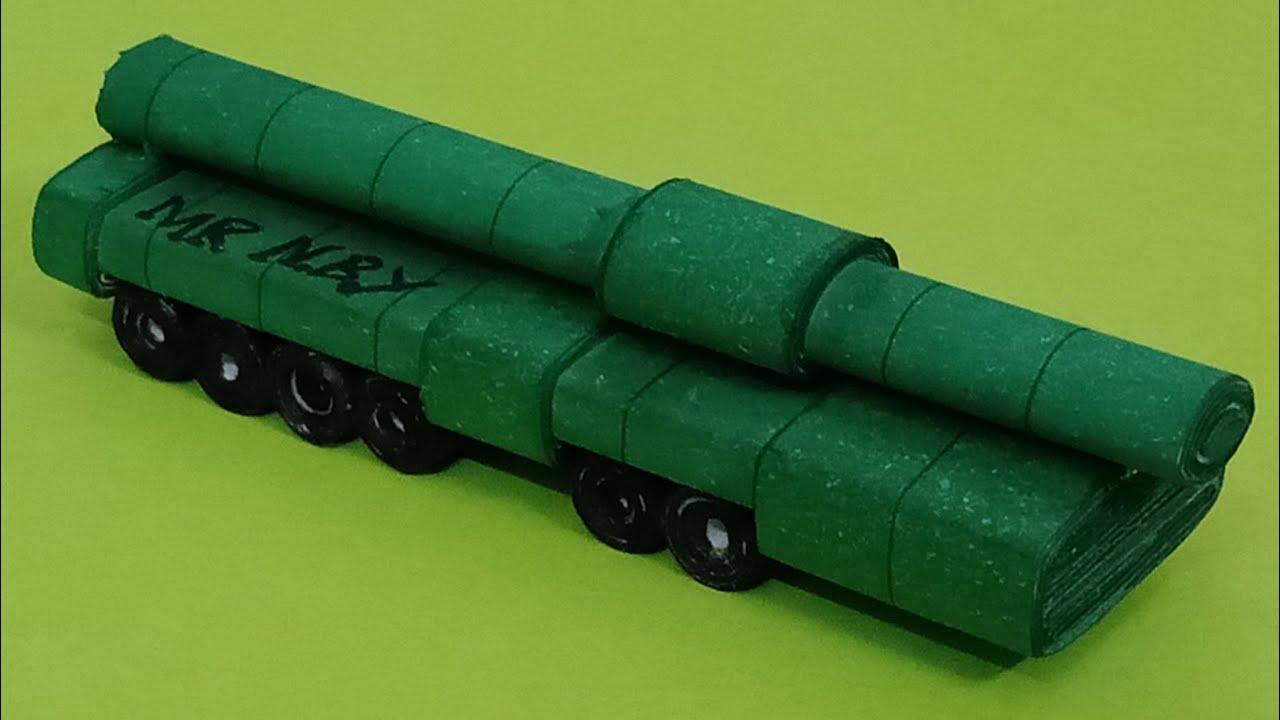 DIY Missile Vehicle with paper | 3D paper Missile Vehicle | Requested ...