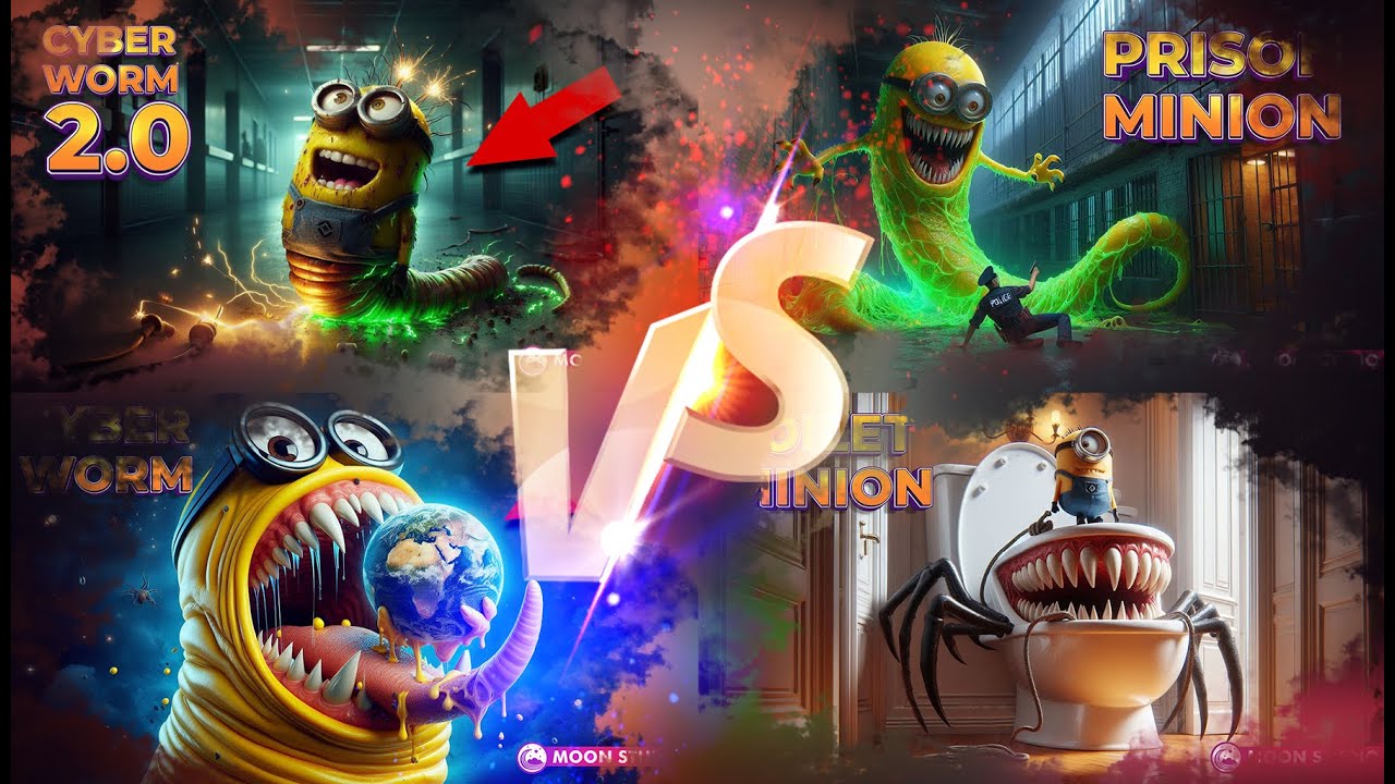MINION.EXE - CYBER WORM VS Head Eater | Story of Transformation - YouTube