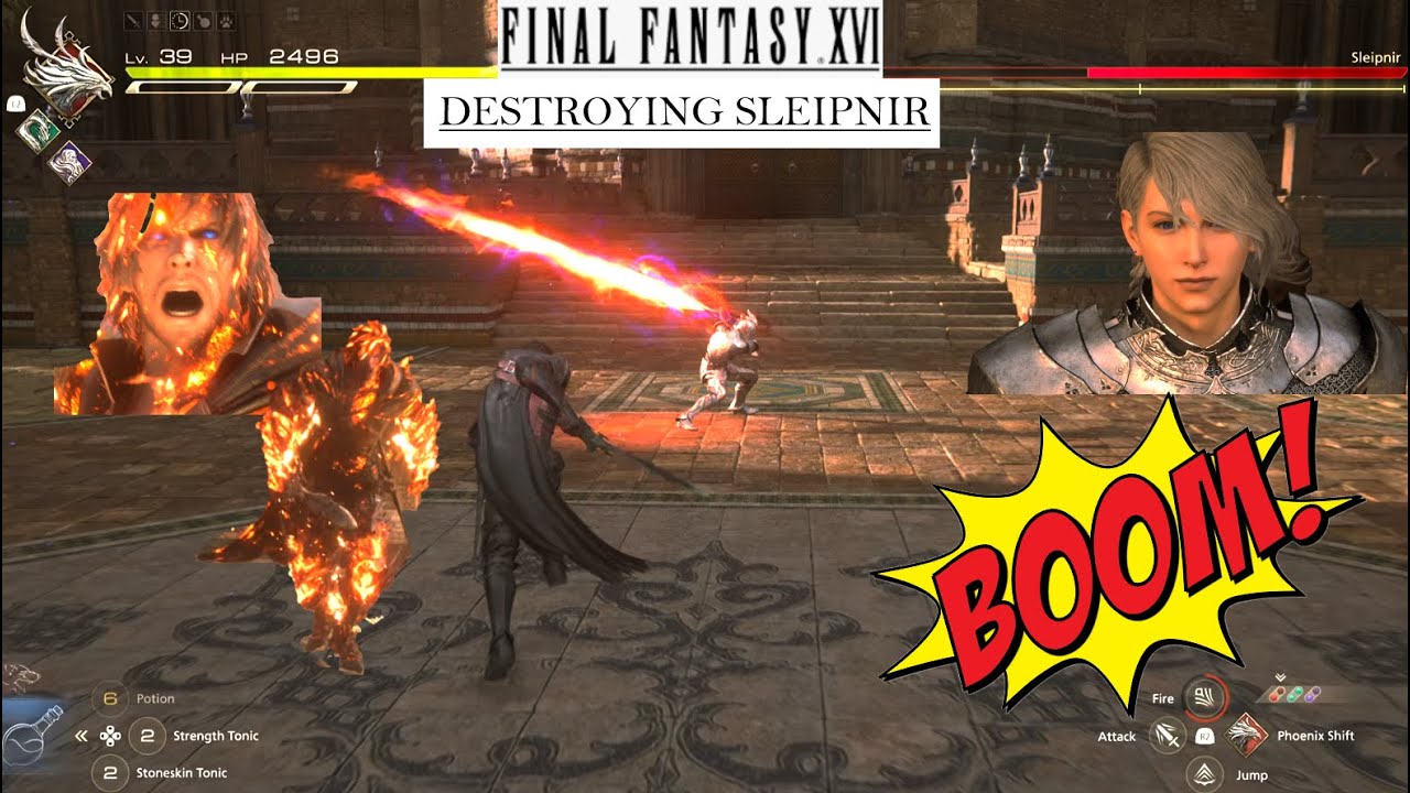 SLEIPNIR FIGHT FINAL FANTASY XVI FF16 #sleipnir #ff16 #ps5 - YouTube