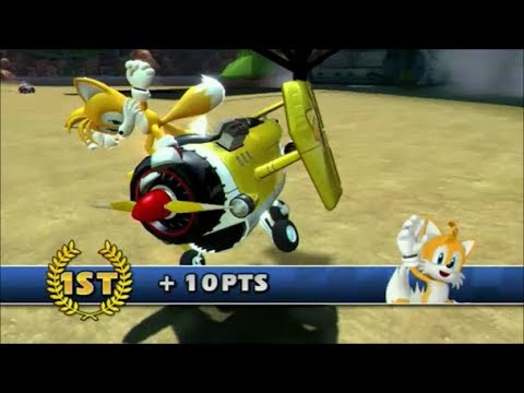 Sonic And Sega All-Stars Racing (PS3) Tails Racing in Horror Cup ...