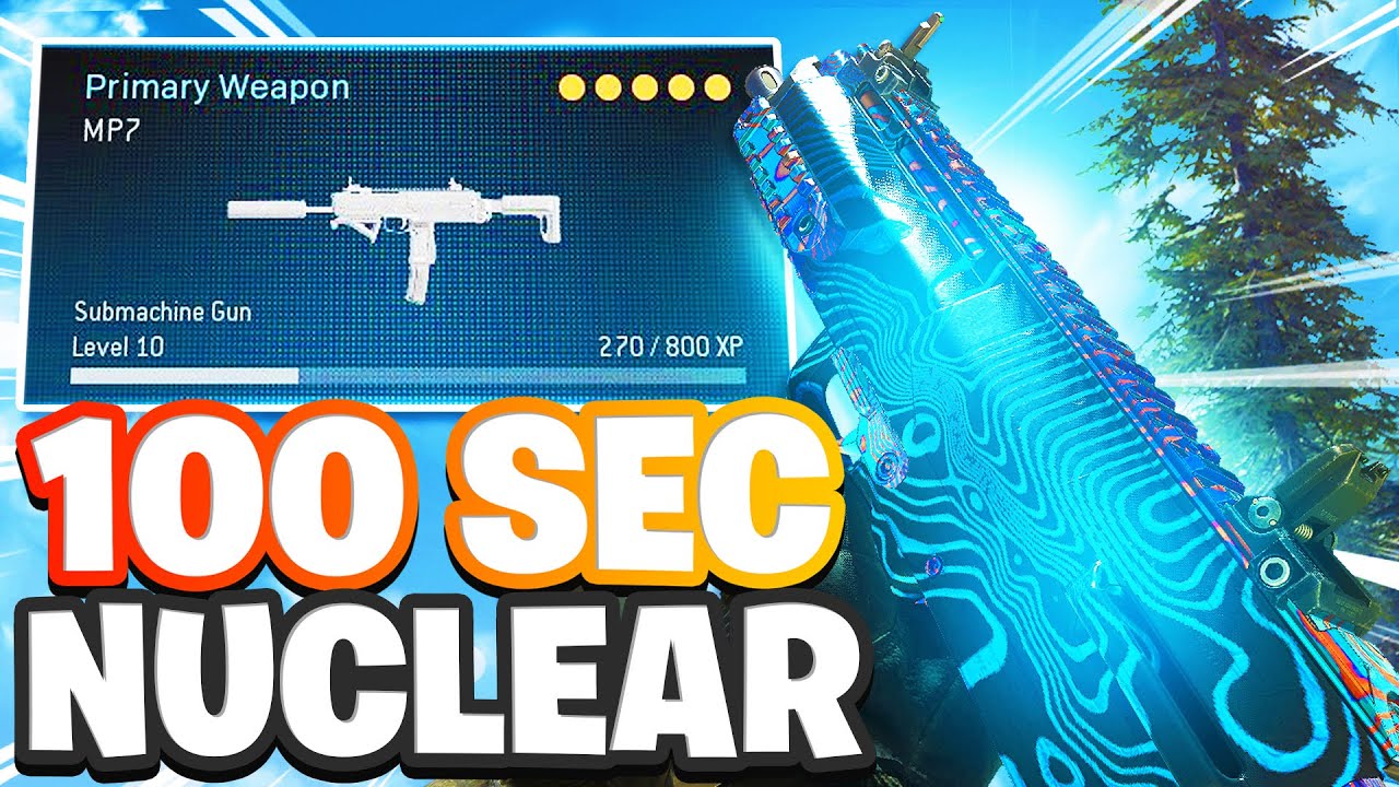 100 Second NUKE with BEST MP7 Class Setup in Modern Warfare - YouTube