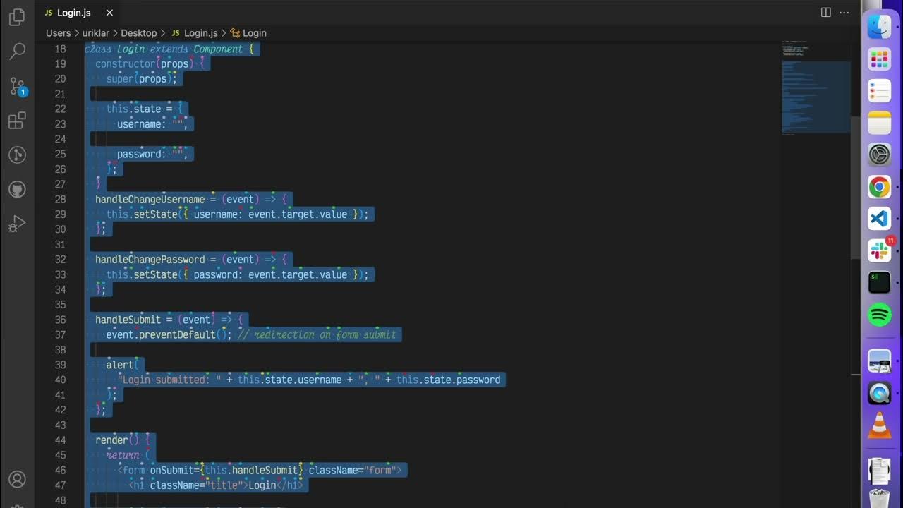 Coding with Talon Voice - Refactoring a React component - YouTube