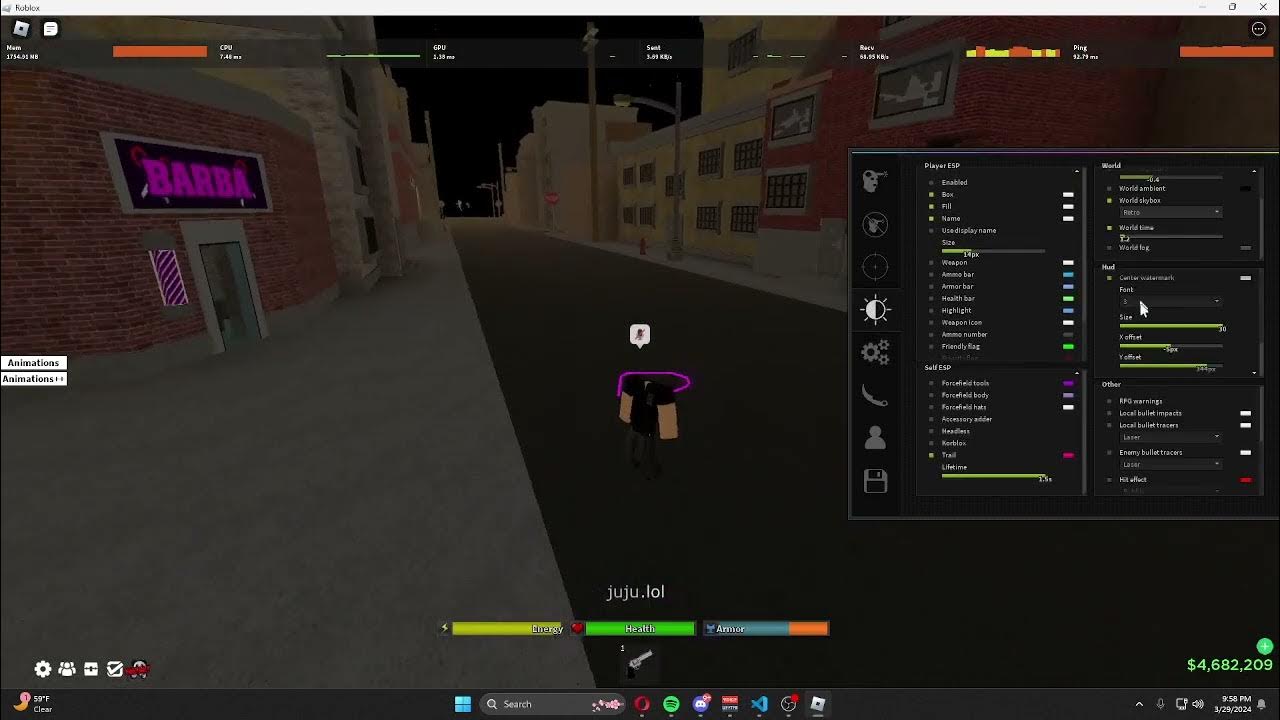 BEST DA HOOD HVH SCRIPT | JUJU.LOL | BEST UI, AND MORE - YouTube