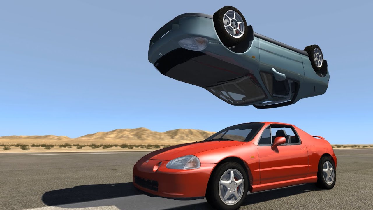 Honda CR-X del Sol SiR - BeamNG.drive - YouTube