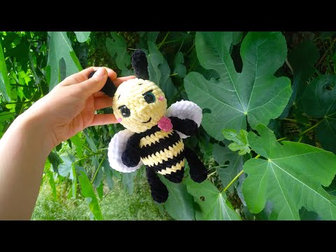 Bir saatte kadife ipten amigurumi arı yapımı #amigurumi #oyuncak #amigurumitarif #keşfet