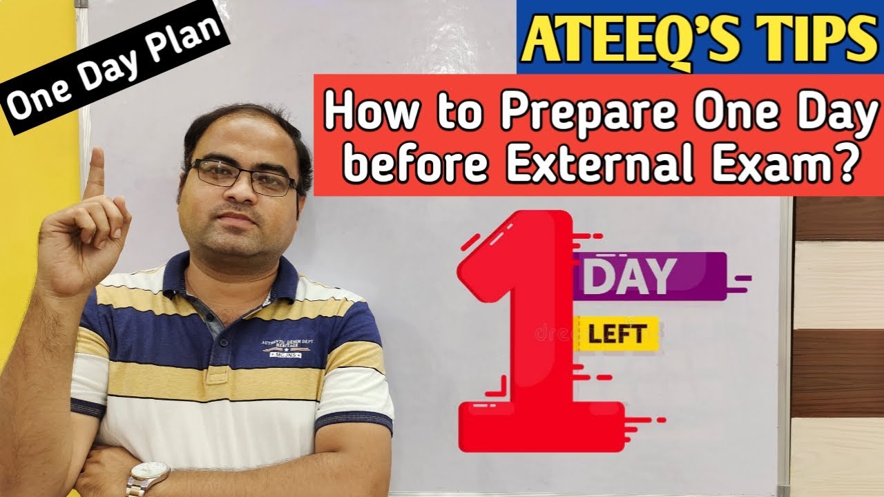 How to Prepare One Day before External Exam? 🔥 - YouTube