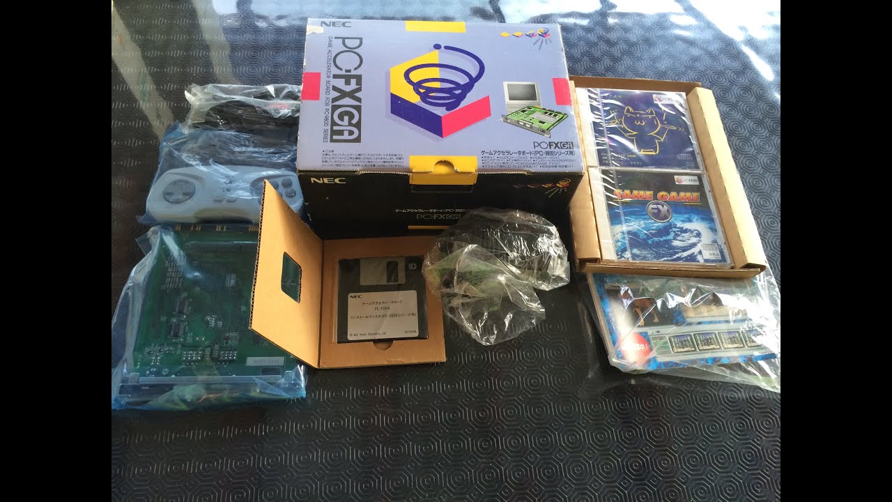 Unboxing PCFX GA (Game Accelerator) Bundle NEC Development Kit - YouTube