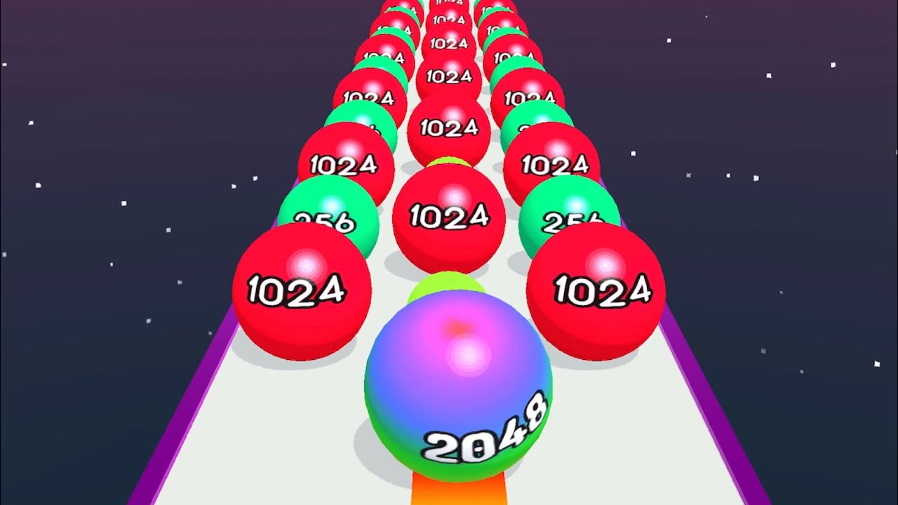 2048 Speed Ball Run 💸🎱🔥MAX LEVELS!! All Levels Gameplay Walkthrough ...