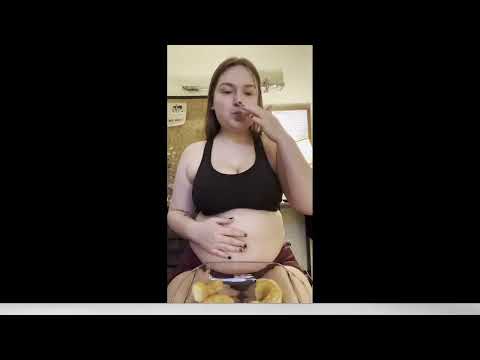 Chubby Girl Belly Stuffing