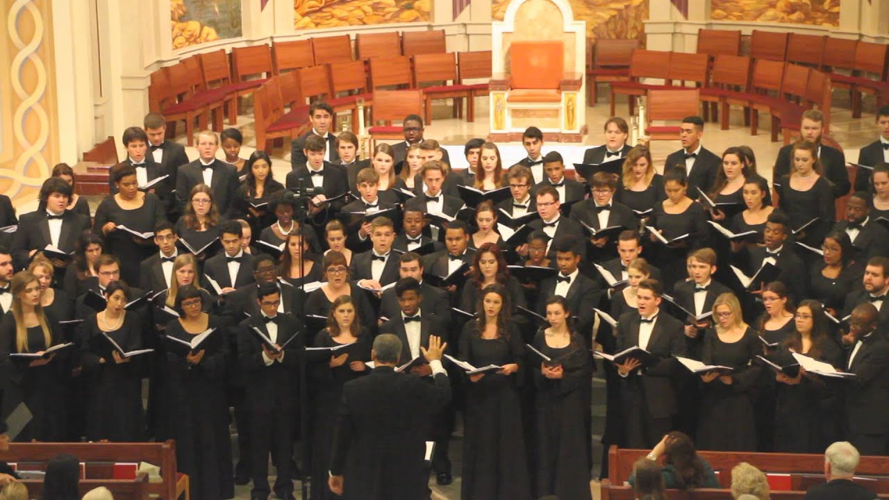UCF University Choir performs Lux Aurumque, Eric Whitacre - YouTube