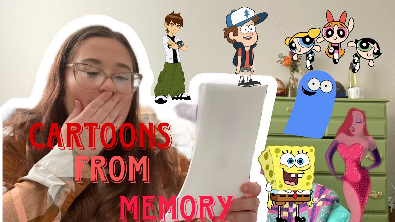 Drawing Cartoons Characters from Memory! - YouTube