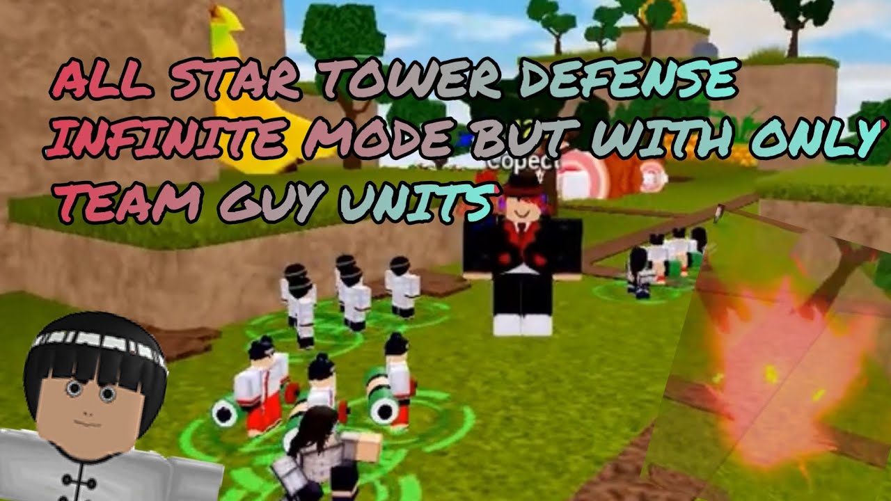 ASTD Infinite Mode but with only TEAM GUY units | ROBLOX All Star Tower ...