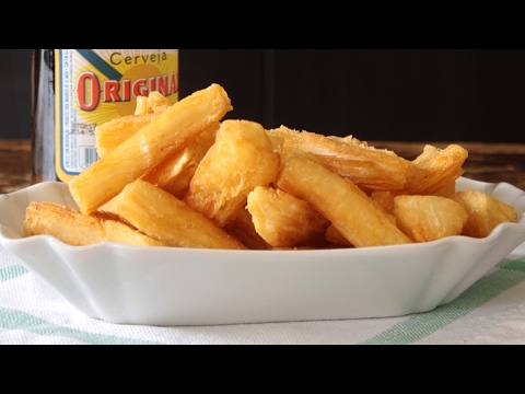 Mandioca frita - YouTube