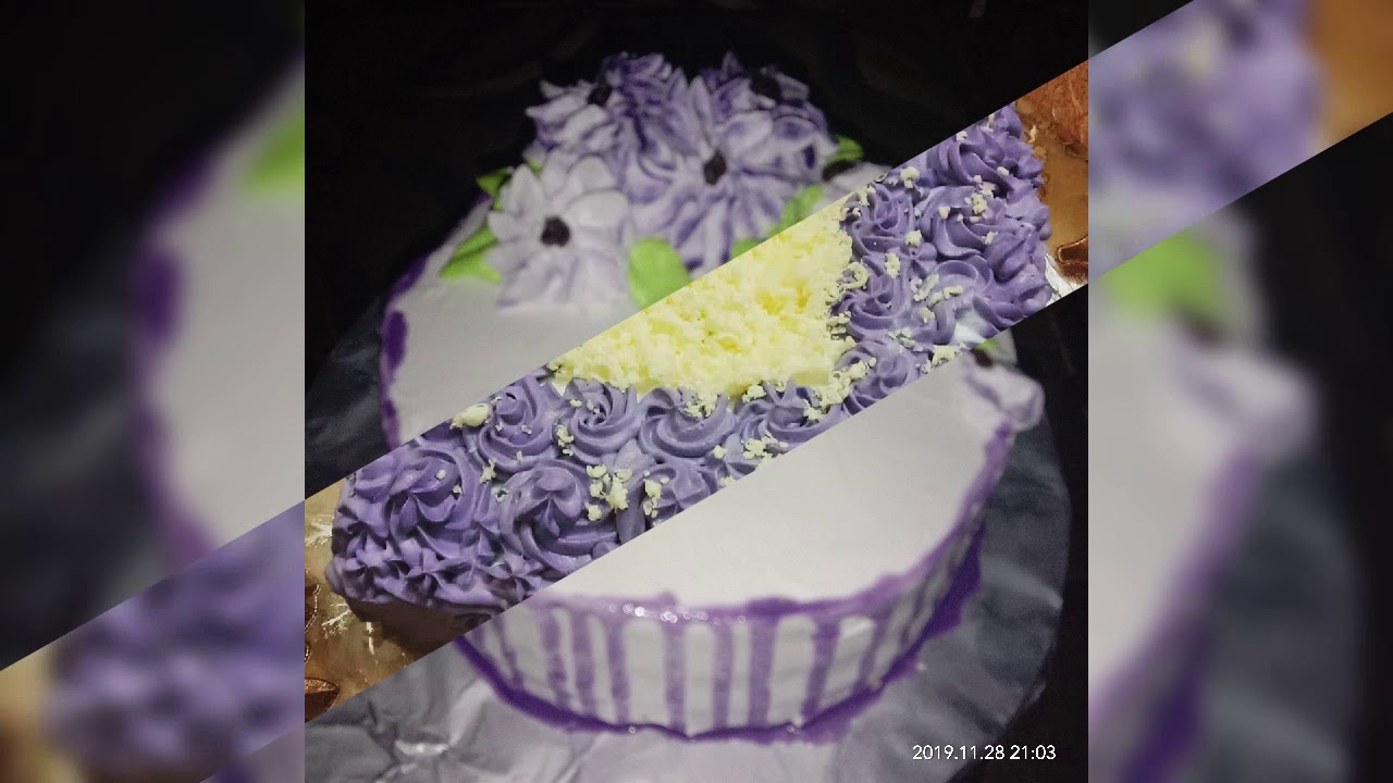 Simple cake disign idea. - YouTube