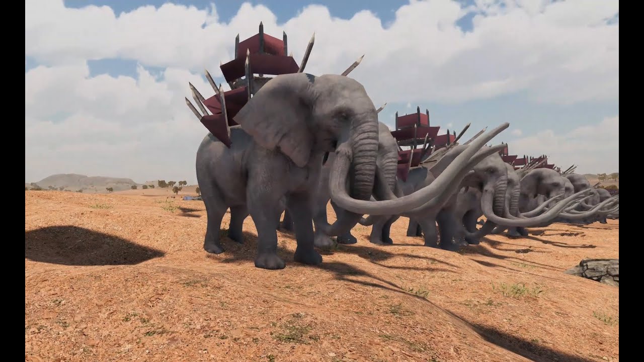 EPIC BATTLE - 100000 Spartans VS 50 Elephants - Ultimate Epic Battle ...