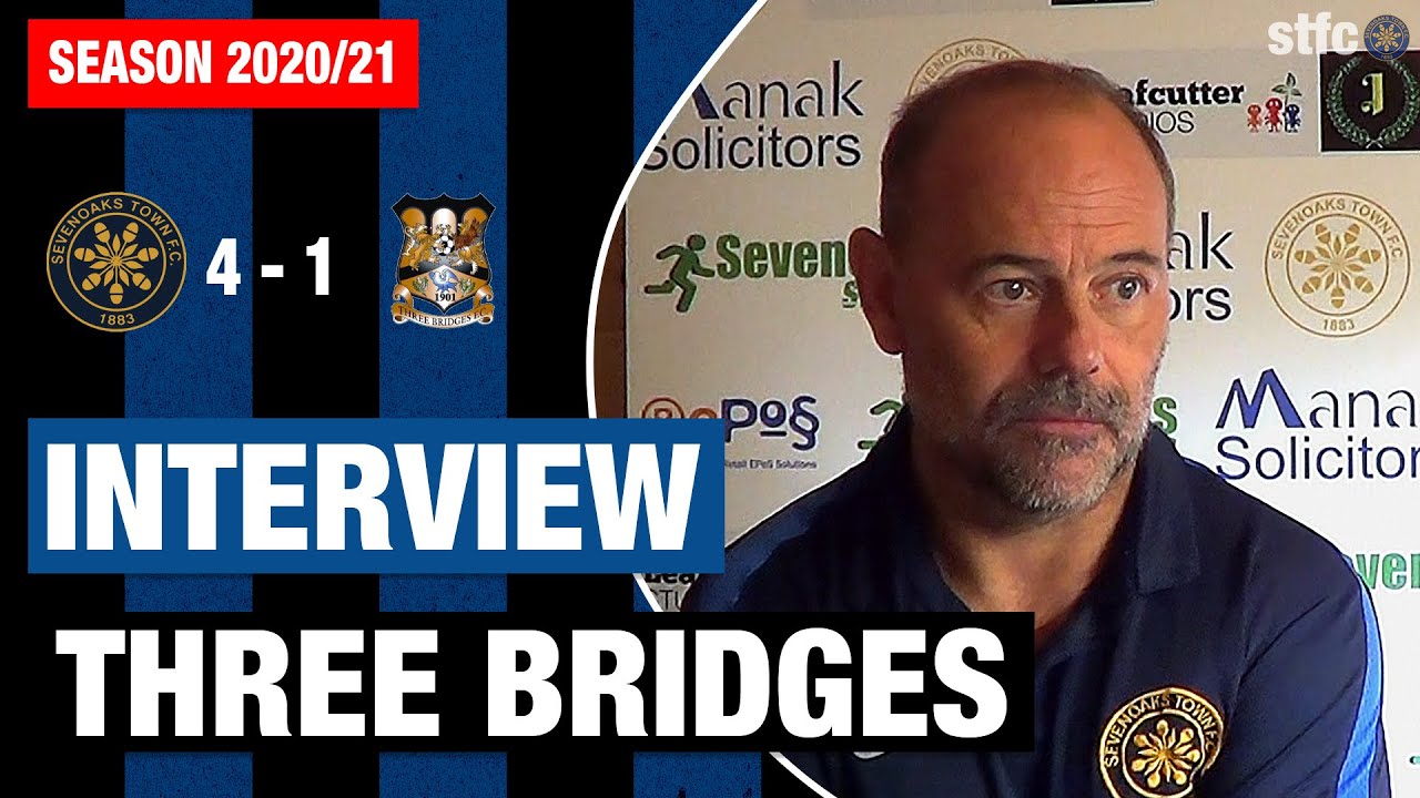 Interview : Micky Collins Post Match Three Bridges - YouTube