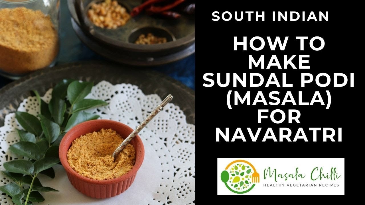 Sundal Podi Recipe | Navaratri Sundal Masala | Sundal Powder - YouTube