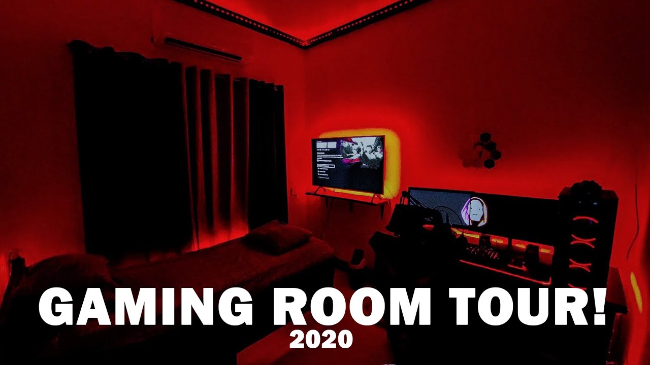 MY GAMING ROOM SETUP TOUR! - YouTube
