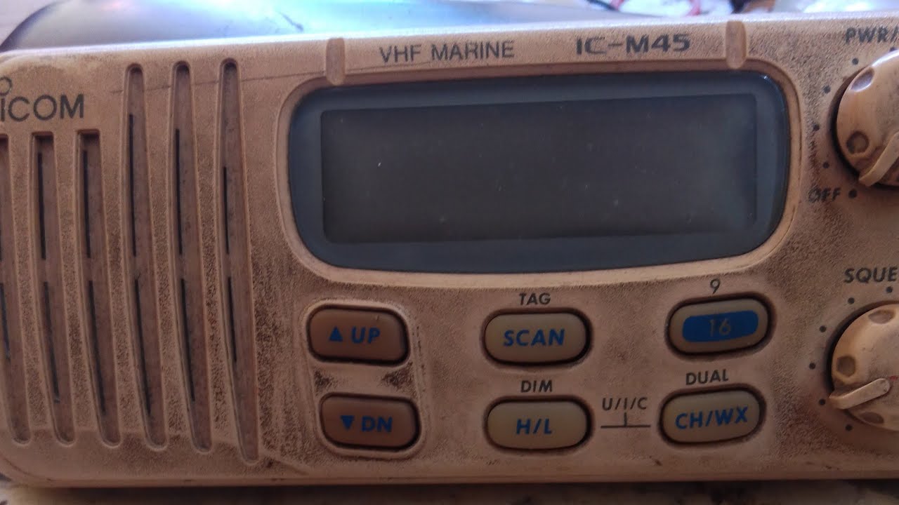 icom m45 VHF servising vedio - YouTube