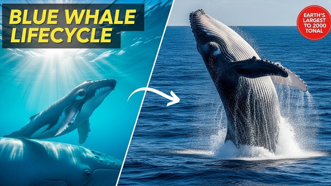 Blue Whale Life Cycle Explained - Birth, Growth & Migration of Earth's ...