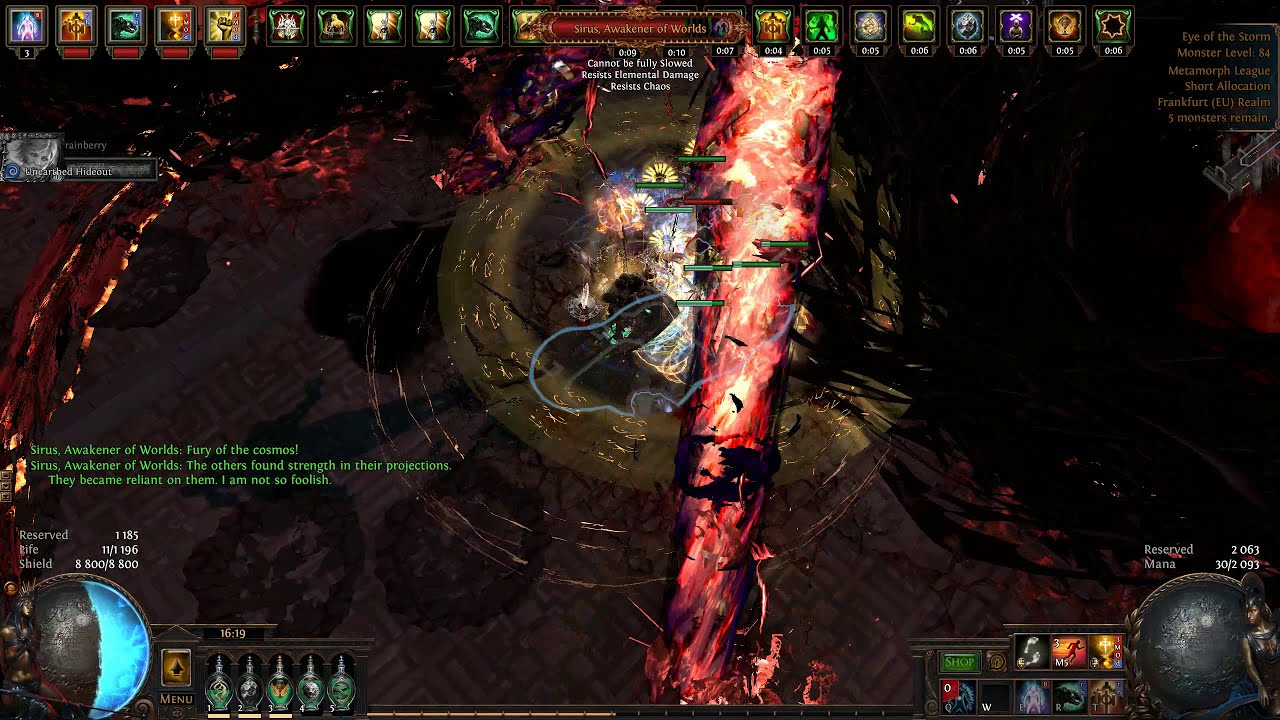 [PoE 3.9] LL Dominating Blow/Herald of Purity Guardian - Sirus level 7 ...