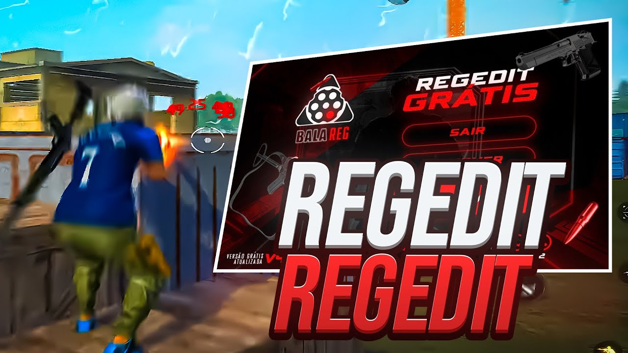 REGEDIT GRATIS ⚙️💻! FULL VERMELHO COM ESSA REGEDIT HOVERTIME NO FREE ...