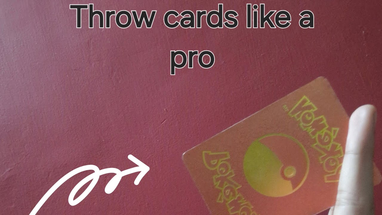Throw cards like a pro now - YouTube
