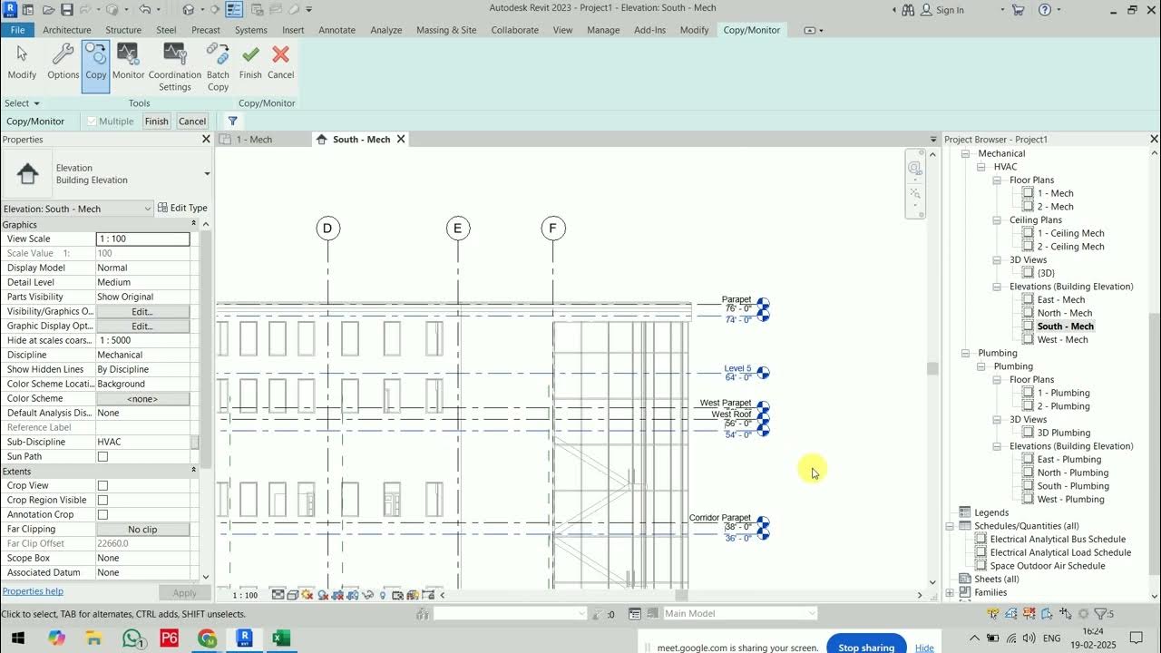 How to Link Architecture & Structure Model for MEP Modeling | How to copy Levels and create ...