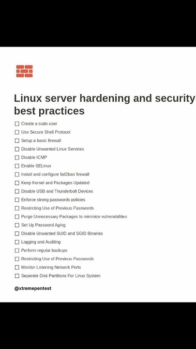 Linux server security best practice - YouTube